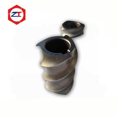 China Maximized Capacity Twin Screw Extruder Screws , Extruder Screw Material Efficient Distributive Mixing for sale