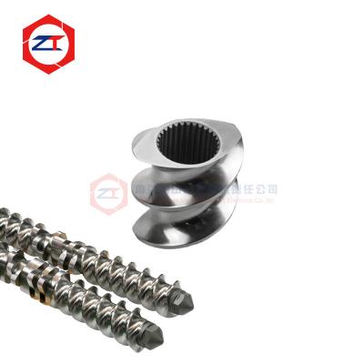 China Highly Durable Twin Screw Extruder Spare Parts With HRC58-62 Hardness And Sand Blast / Polishing for sale