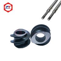 China Nitrided Steel Twin Screw Conveying Elements 80CrMoV Material High Torque Anti-Material Sticking Surface For Plastic Extrusion for sale