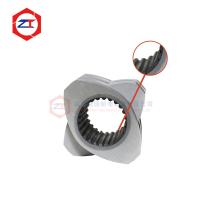 China Bimetallic Twin Screw Elements 3mm Cladding Layer 30% Longer Lifespan Compatible With Leistritz Extruders for sale