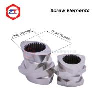 China Wear-Resistant High Torque  Extruder Twin Screw Elements for Plastic Compounding for sale