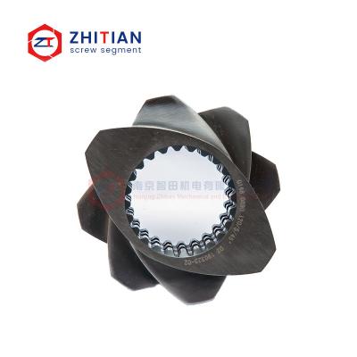 China Screw Segment With 45° Kneading Profile For High-Shear Mixing Zone for sale