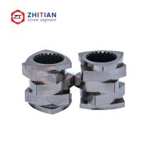 China Customized Twin Screw Extruder Screw Segment For Masterbatch Production for sale