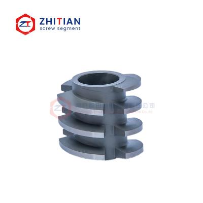 China 55mm Slotted Side Feed Screw Elements For Twin Screw Extruder for sale
