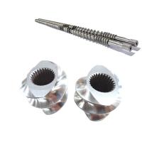 China ZSK250 Screw Element with Precision-Matched Mounting Faces, Nitrided and Polished Surface, HRC 58-62 Hardness for OEM Replacement for sale