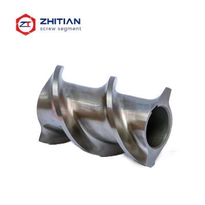 China High Precision Twin Screw Extruder Screw Elements for Plastic Compounding and Masterbatch Production for sale