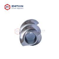China Custom Twin Screw Extruder Screw Elements with Wear and Corrosion Resistant Alloys for sale
