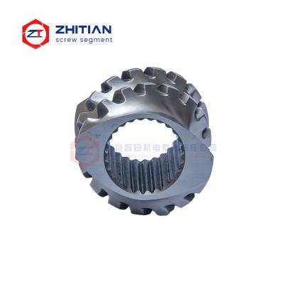 China High Precision Twin Screw Extruder Screw Elements with ±0.02 mm Tolerance and Vacuum Heat Treatment for sale