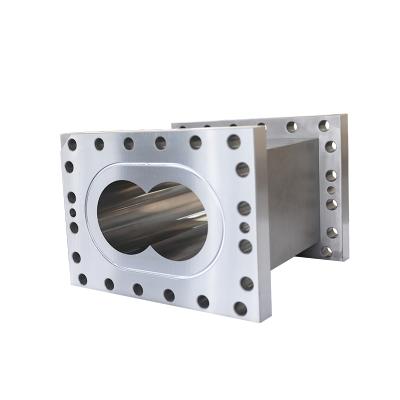China High-accuracy Parallel Twin Screw Barrel with ZT615 Nickel-based Alloy and 134mm Hole Diameter for Food Extruder for sale