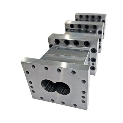 China 50mm Parallel Twin Screw Barrel for Food Extruder with 45# Material and ISO9001 Certification for sale