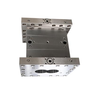 China Corrosion Resistant Twin Screw Barrel with 38crMoAl 45# Material for High-Accuracy Extruding Applications for sale