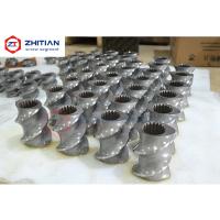 China TiCN Carbonitride Alloy Twin Screw Extruder Screw Elements with Superior Wear and Corrosion Resistance for Lithium Battery Slurry Mixing for sale