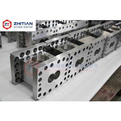 China Nitriding Depth 0.4–0.7 Mm Twin Screw Extruder Parts with Nickel-based Alloy Liner and HRC 58–64 Hardness for sale