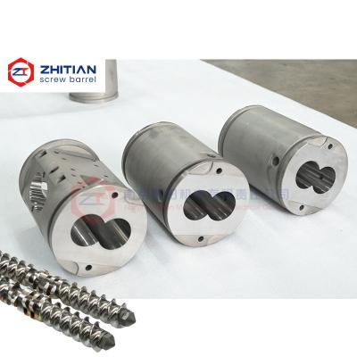 China Food-Grade Twin Screw Extruder Barrel for Continuous Food Processing with Precision-Machined Inner Bore for sale