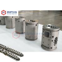 China Wear and Corrosion Resistant Twin Screw Barrel with Food Contact Suitability for Extrusion Applications for sale