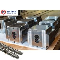 China ZSK-43 Twin Screw Extruder Barrel with Modular Segmented Design, Optional Corrosion-resistant Alloy, and Independent Heating/Cooling Channels for sale