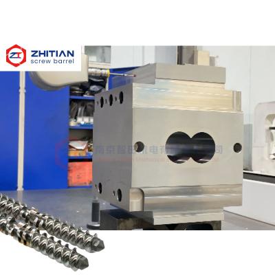 China High-Stability ZSK-43 Twin Screw Extruder Barrel with Modular Segmented Design and Independent Heating/Cooling for Ø43 Mm Screw for sale