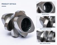 China Wear Resistant Conveying Screw Element for Glass Fiber Reinforced PA, PC and PBT for sale