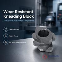 China Low Temperature Rise Kneading Block for Heat Sensitive Polymer Compounding with Reduced Shear Heating for sale
