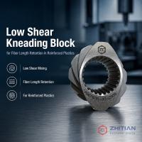 China Low Temperature Rise Kneading Block for Heat Sensitive Polymer Compounding with Reduced Shear Heating for sale
