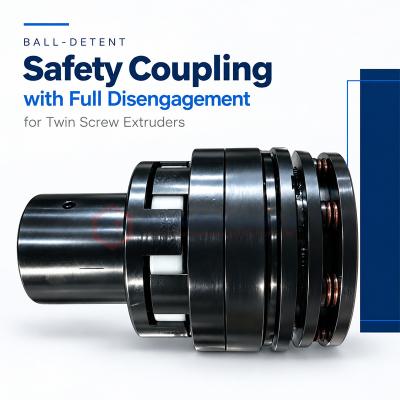 China Ball-Detent Safety Coupling with Full Disengagement for Twin Screw Extruders for sale