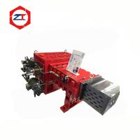 China Twin Screw Machine Speed Reducer Gearbox , Red Industrial Planetary Gearbox Masterbatch Manufacturing Machine for sale