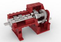 China High Strength Twin Screw Extruder Gearbox With Cast Iron Material Filler Masterbatch Machine Extruder Replacement for sale