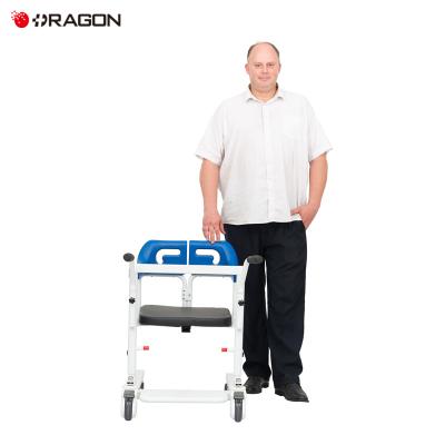 China Factory Wholesale Manual Toilet Shower Bathroom Nursing Transfer Lift Chair Wheelchairs DW-TPC02 for sale