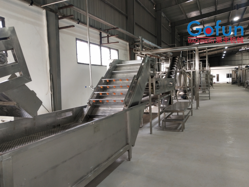 Tomato processing production line, Shanghai Gofun Machinery Co., Ltd Tomato processing production line, Shanghai Gofun Machinery Co., Ltd