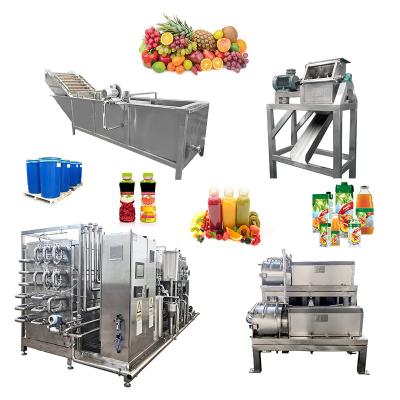 China Automatic Juice Production Line 60-4000 t/d Stainless Steel for sale