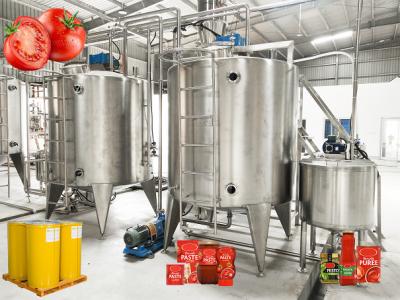 China High-Speed Tomato Processing Equipment  Sanitary Stainless-Steel Line for sauce ketchup for sale