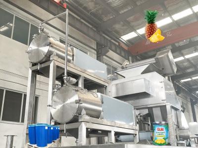 China SS304 Industrial Pineapple Juice Extractor Machine 1500t/Day 380V for sale