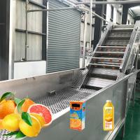 China Citrus Processing Line Handles Oranges Lemons  Makes Juice Concentrates Oils for sale