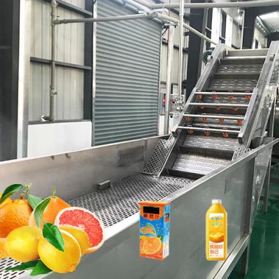 China Citrus Processing Line Handles Oranges Lemons  Makes Juice Concentrates Oils for sale