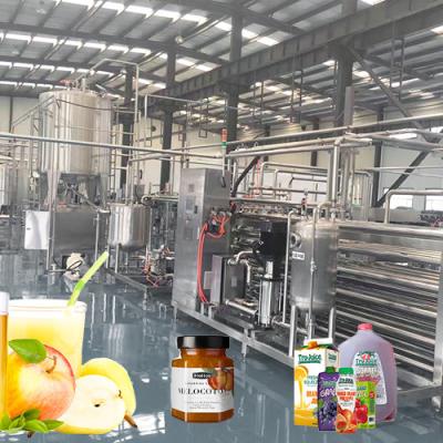 China Food Standard SUS 304 Apple Processing Line Cold Press Fruit Juice Processing Line for sale