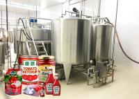 China SS304 Mixing And Packaging Processing Line Juice Jam Milk And Water Blending And Filling Line for sale