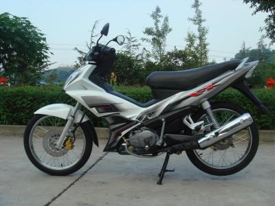 China Heterotype Muffler Moped Street Bike Crystal Lamp Rear Rack 110cc Automatic Dirt Vehicles for sale