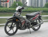 China 7500rpm CUB Motorcycle Bmx Automatic Clutch Muffler Matte Black Sports Bike for sale