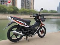 China 4-Stroke Hydraulic Damping Disc Brake Mini Motorcycle with Kick Starter 125cc scooter motorcycle petrol scooter for sale