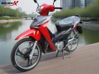 China 110cc Red/Black CUB Motorcycle 4.4L Fuel Tank Capacity 4.7/8000kw/r/min Max Power 4-stroke Engine Gasoline Motorcycle for sale