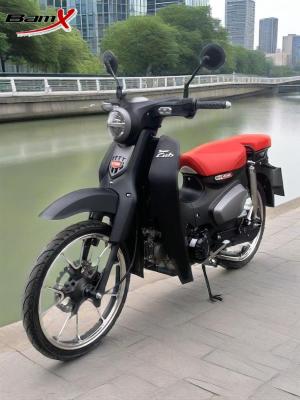 China 110cc engine Hot Sale 120cc Gasoline City Bike Moped Underbone Motorcycle Gas Colour Black air cooling Cub for sale