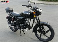 China 70cc 110cc Low Cc Sport Bikes , 49cc Matte Black Street Bike With Big Footrest Front Bumper for sale