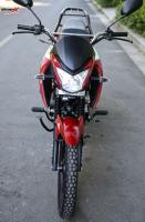 China 110cc Sport Matte Black Street Bike 12L Fuel Tank With Big Footrest Front Bumper for sale