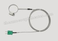 China SS Hoop Pipe Clamp Thermocouple Type K For Petroleum Chemical Industry for sale