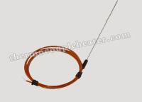 China Metric Type K J Hot Runner Molded Transition Thermocouple RTD With Kapton Cable for sale