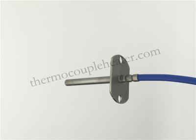 China Waterproof Temperature Sensor PT100 RTD With Stainless Steel Flange for sale