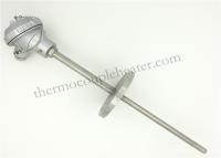 China Anti - Corrosion Assembly Thermocouple RTD Temperature Sensor With Fixing Flange for sale