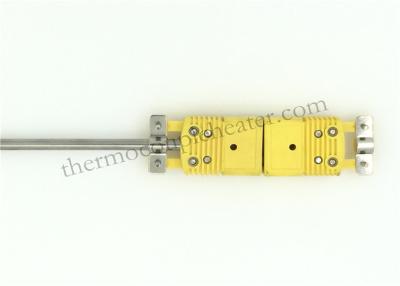 China Mineral Insulated RTD / Thermocouple With Plug Connector Termination for sale