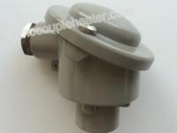 China Aluminium Die Casting Thermocouple Connection Head KD / DIN B In Color RAL7032 for sale