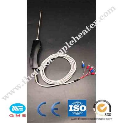 China Stainless Steel RTD Temperature Sensor PT100 Style With Sharp Point for sale